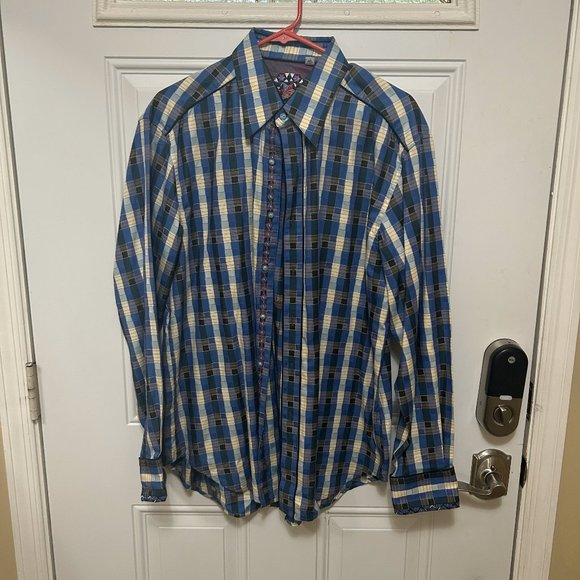 Robert Graham | Shirts | Robert Graham Checkered Button Down Shirt ...